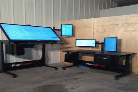 4 Monitor Setup | Office Command Center | iPlanTables