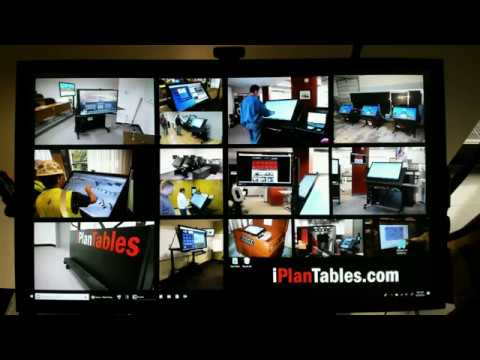 iPlanTables touch screen monitors and Plan Review Tables