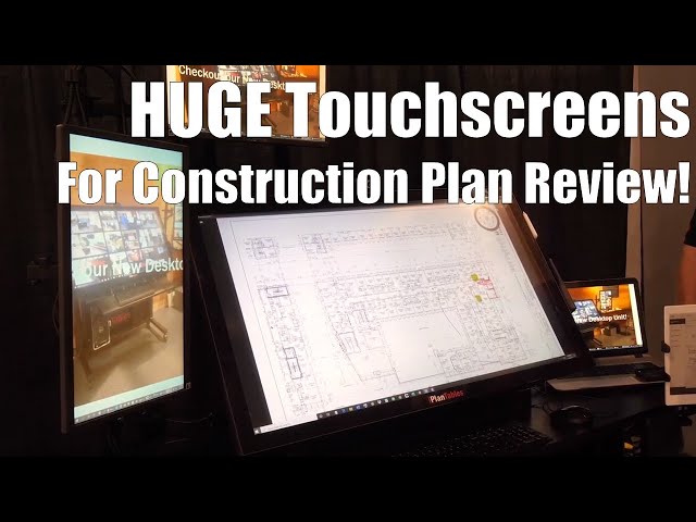 iPlanTables touch screen monitors and Plan Review Tables