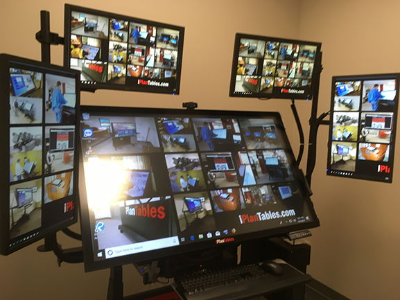 Multiple monitor setup for Industrial needs | iPlanTables