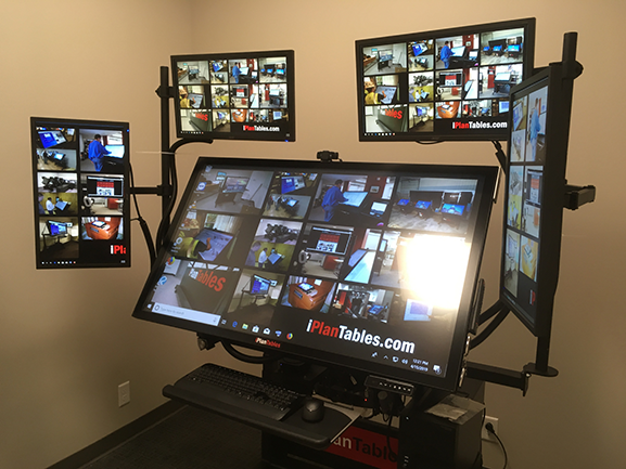 Multiple monitor setup for Industrial needs | iPlanTables
