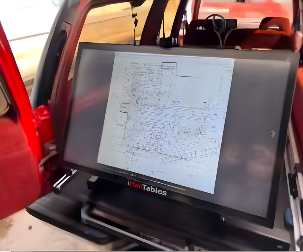 Mobile Commander is an iPlanTable with the mobility of a vehicle