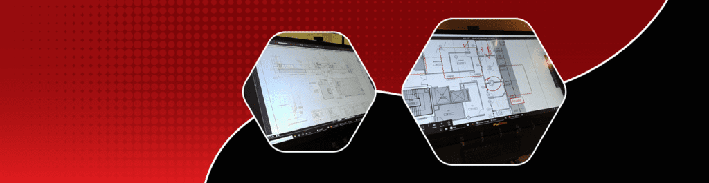 Building plan review with iPlanTables Plan Review Monitors