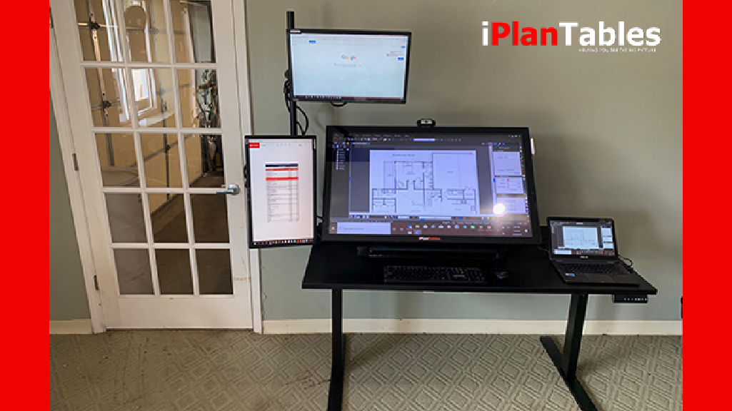 Touch Screen Table Top With Multiple Monitors By iPlanTables