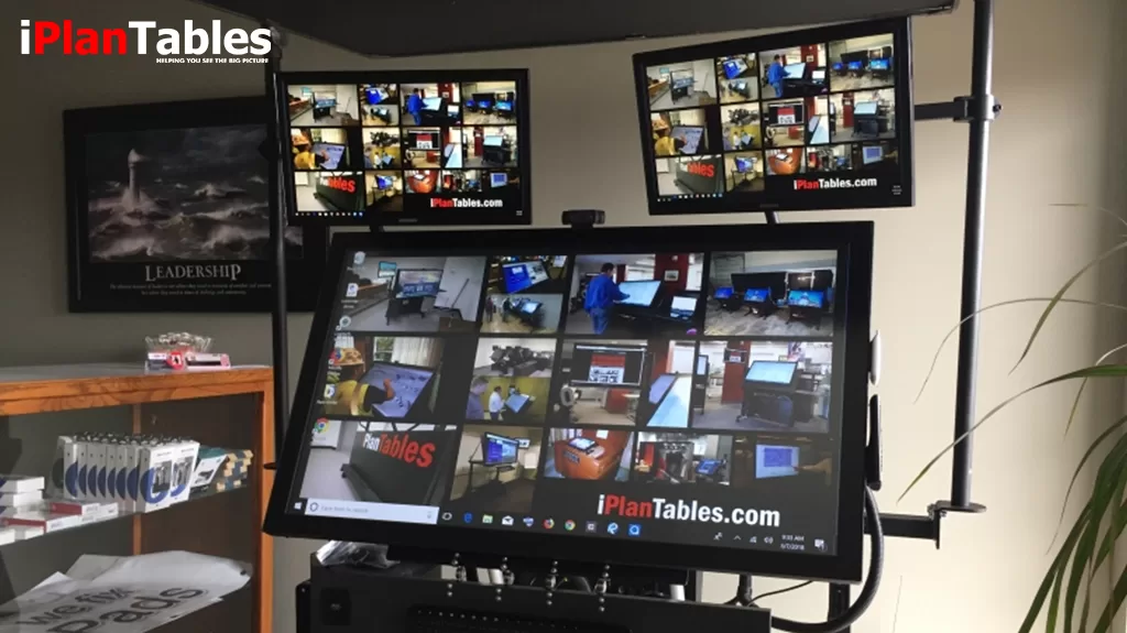 Large Touchscreen Display - iPlanTables Workstations
